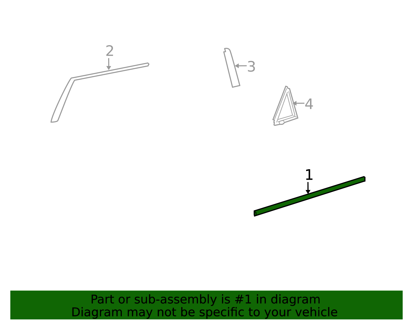 Belt Weatherstrip - Window Seal Protection 75740-02170 | AutoNation Parts