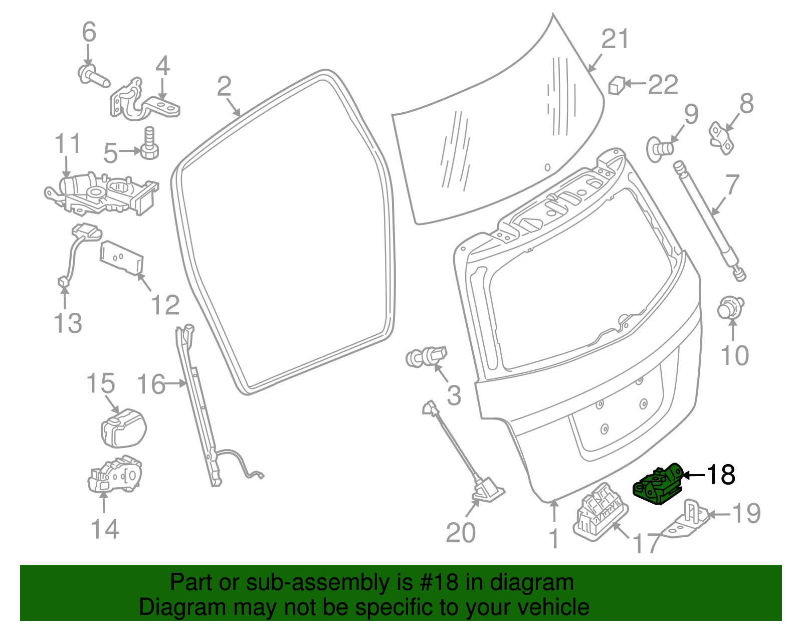 204-740-05-35 - Lock Actuator 2010-2015 Mercedes-Benz | Mercedes-Benz ...