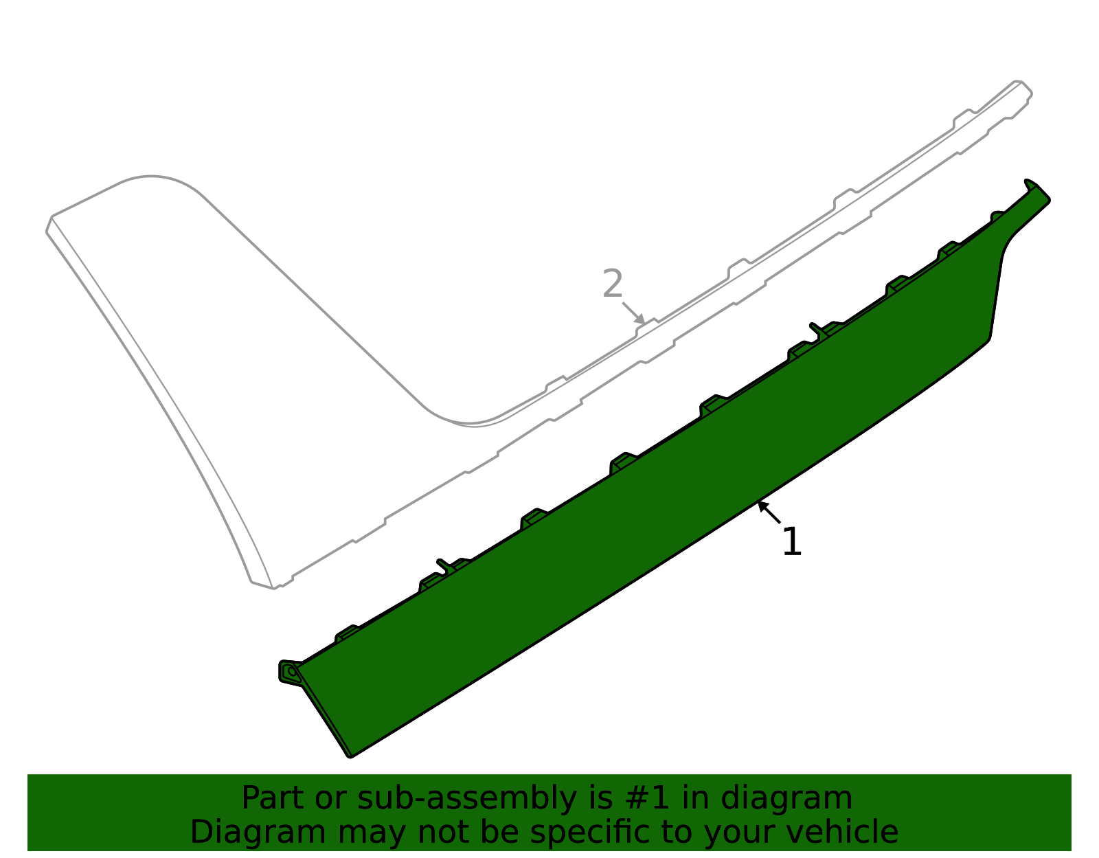 83908-R0000 - Track Cover 2022-2025 Kia Carnival | Kia.Parts Store