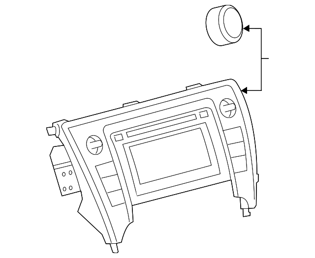 2015 Toyota Camry Receiver 86804-06100 | Toyota Parts Center