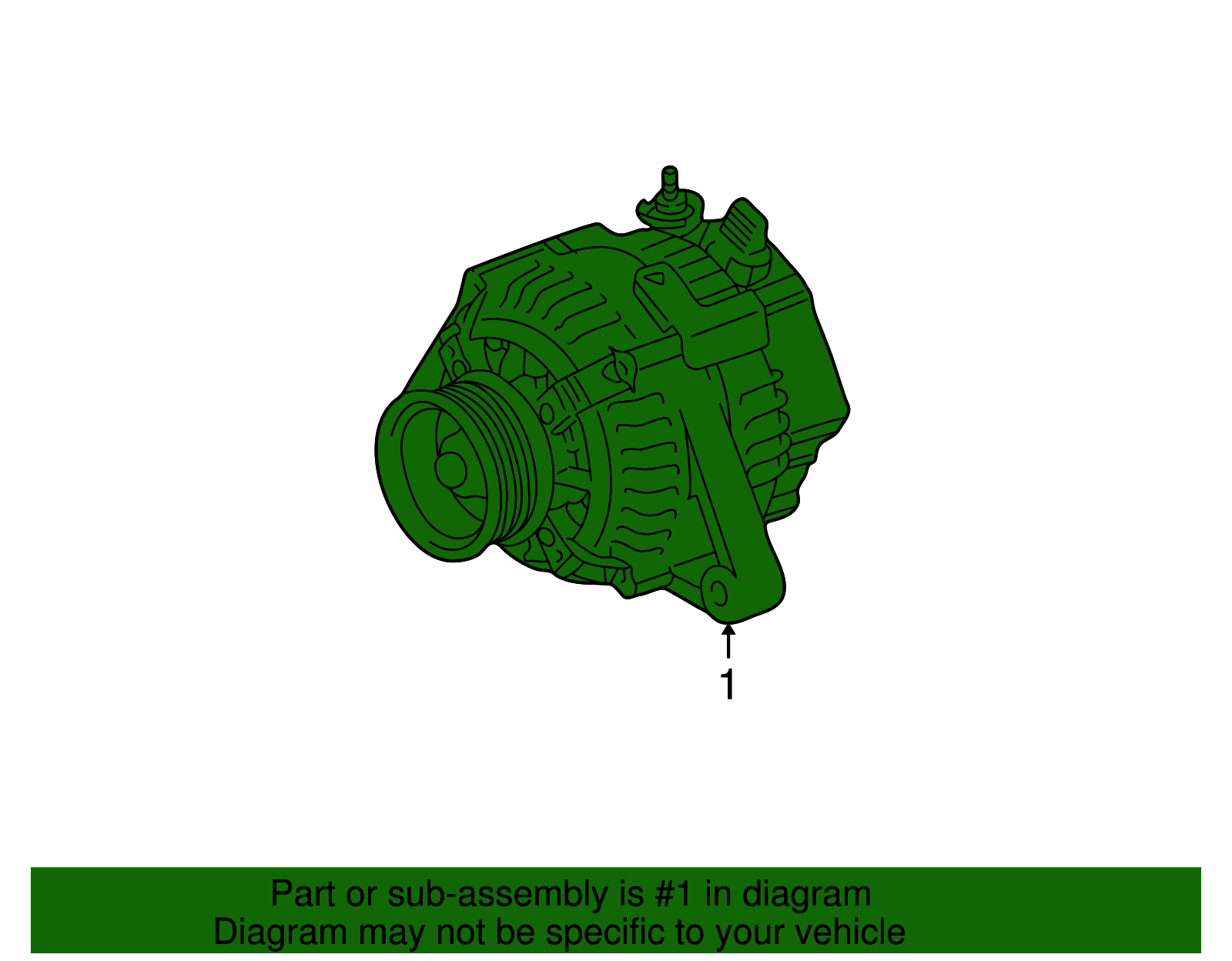 Genuine Toyota Alternator part# 27060-0A050-84 for 2000-2004 Toyota ...