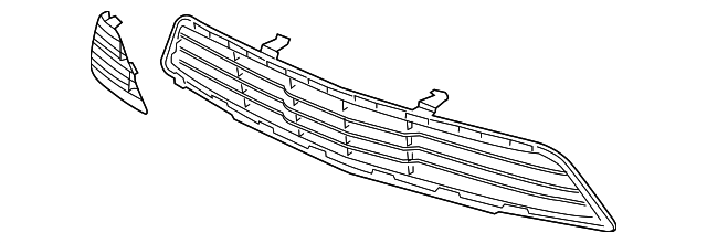 2020-2025 Cadillac XT5 Black Front Lower Grille 84776043 | Payne ...