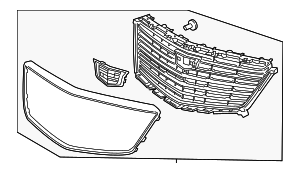 2020-2025 Cadillac XT5 Upper Grille 84724567 | Capital Chevy Parts