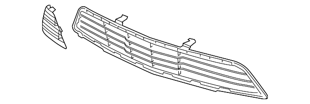 2020-2025 Cadillac XT5 Black Front Lower Grille 84776043 | Shop Matick ...
