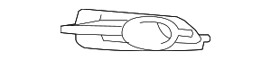 20859108 - Front Passenger Side Lower Outer Grille 2010-2013 Buick ...