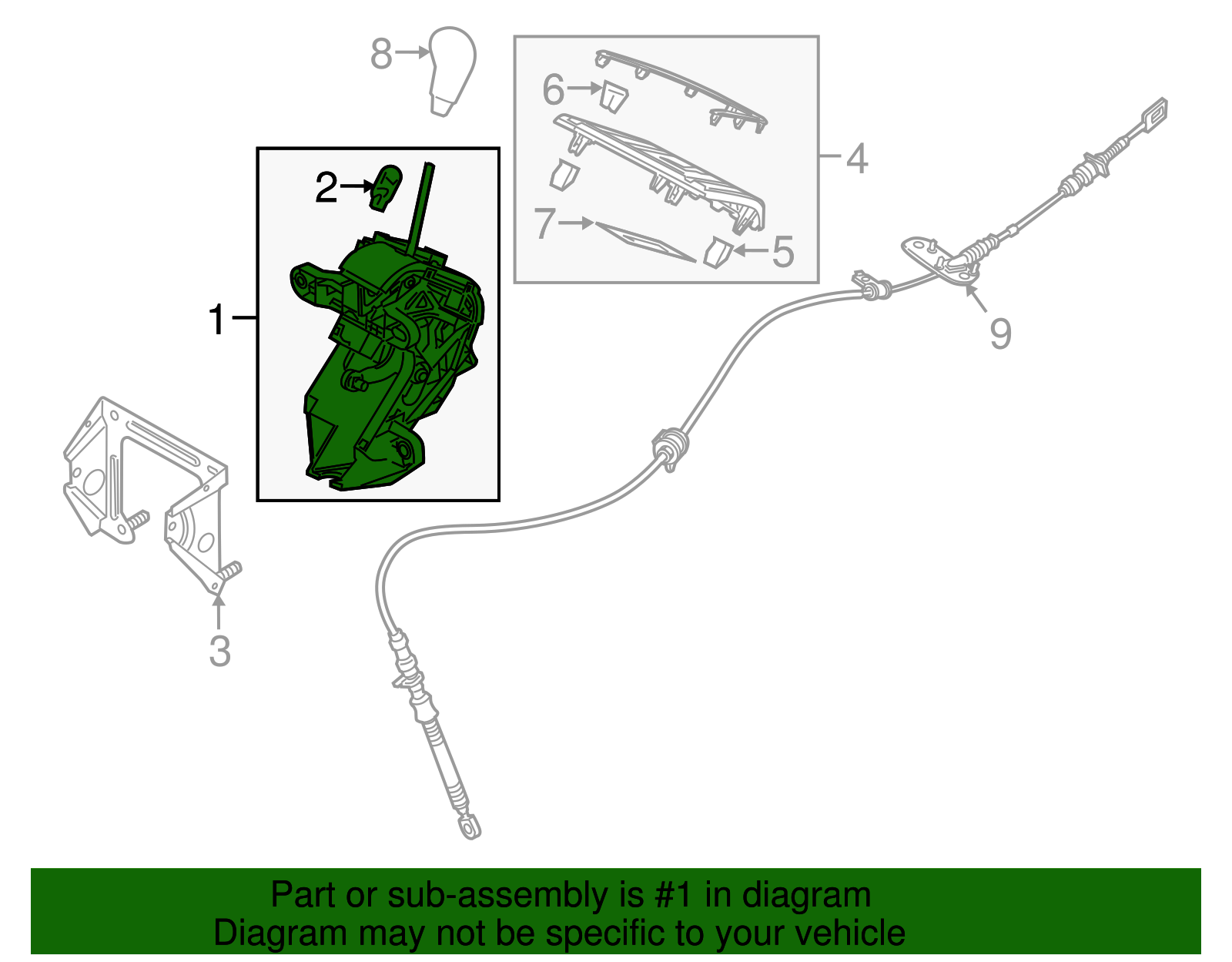 CG25-46-100 - Mazda Gear Shift Assembly 2012-2015 Mazda 5 | Performance ...