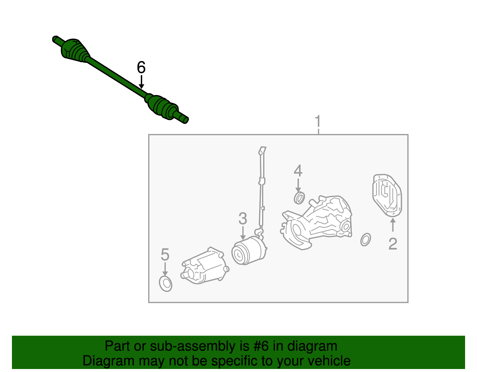 2009-2019 Ford Axle Assembly 8A8Z-4K139-A | Ford OEM Parts Outlet