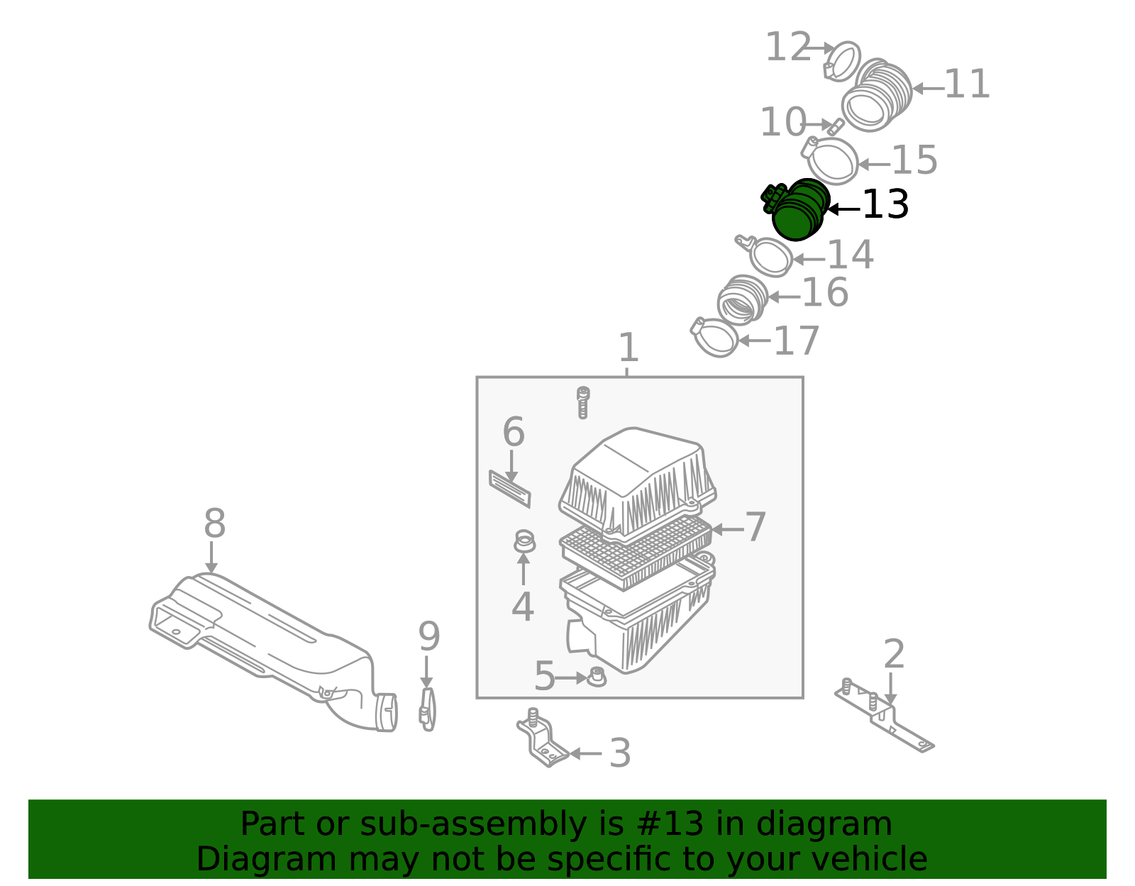 2002-2006 Kia Mass Air Flow Sensor 28100-39400 | OEM Parts Online