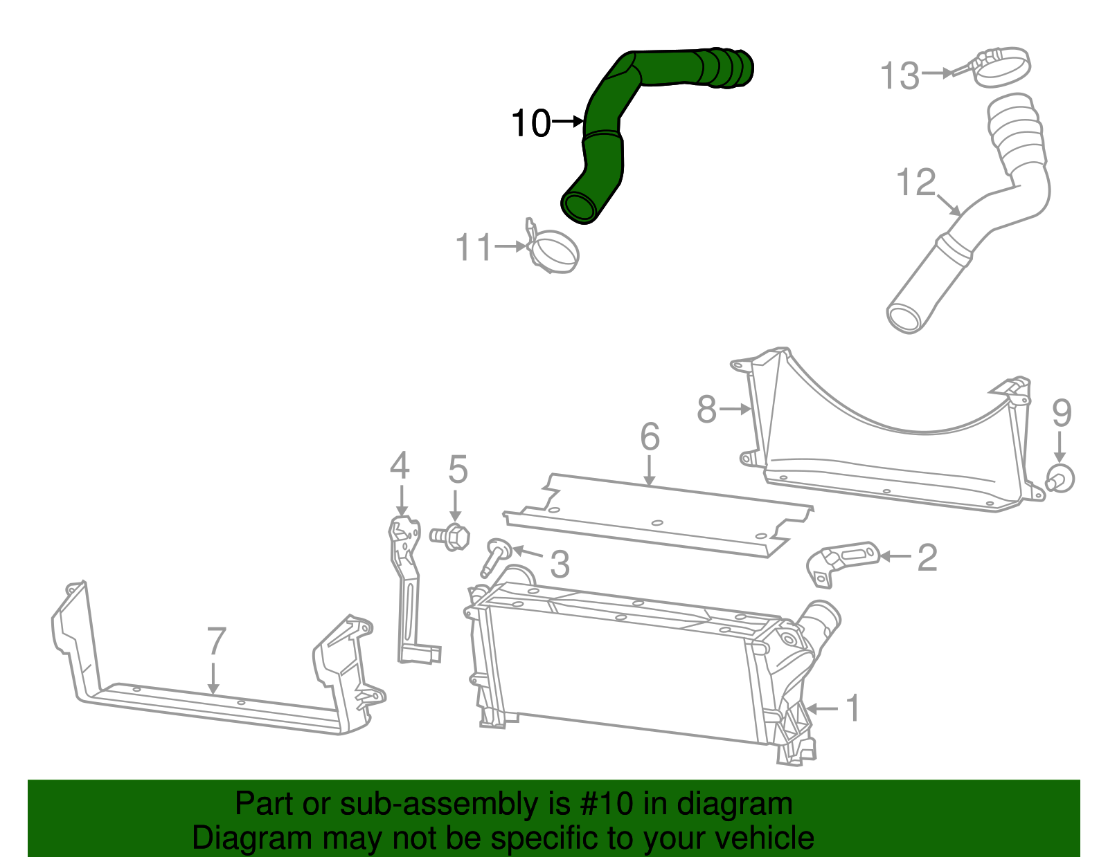 2013-2018 Ram Duct 52014734AC | Mopar Parts Canada