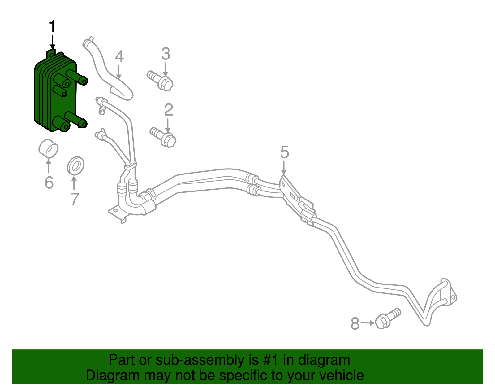 CK4Z-7A095-A - 2015-2019 Ford - Trans Cooler | Dealer Auto Parts