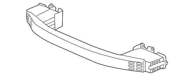 71130-TGH-A00 - Impact Bar 2017-2021 Honda Civic | Honda Parts Online