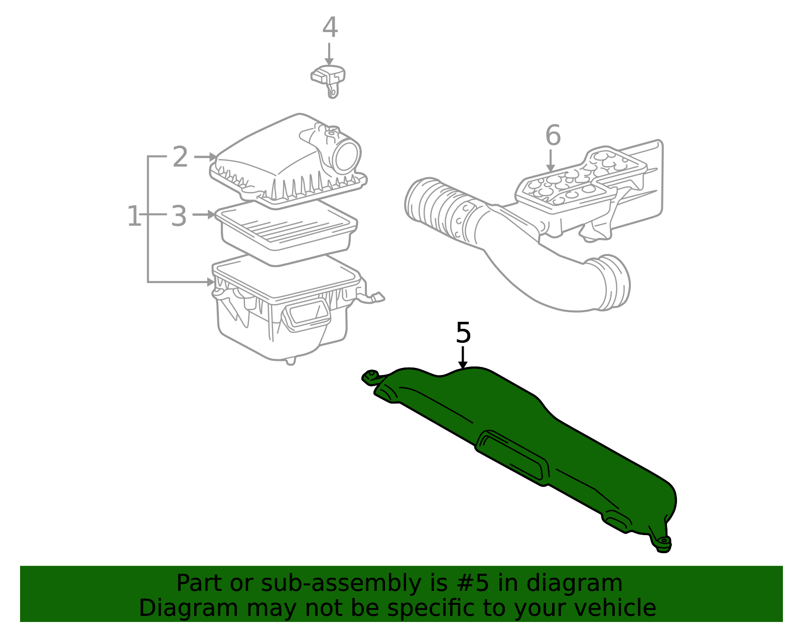 17750-50030 - High-Quality Engine Air Intake Hose for AutoNation Parts