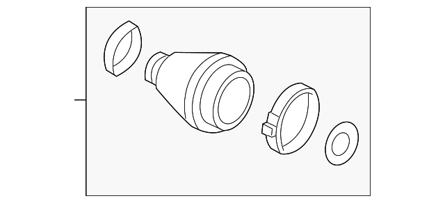 94564018 - Front Wheel Half-Shaft Constant Velocity (CV) Outer Boot Kit ...