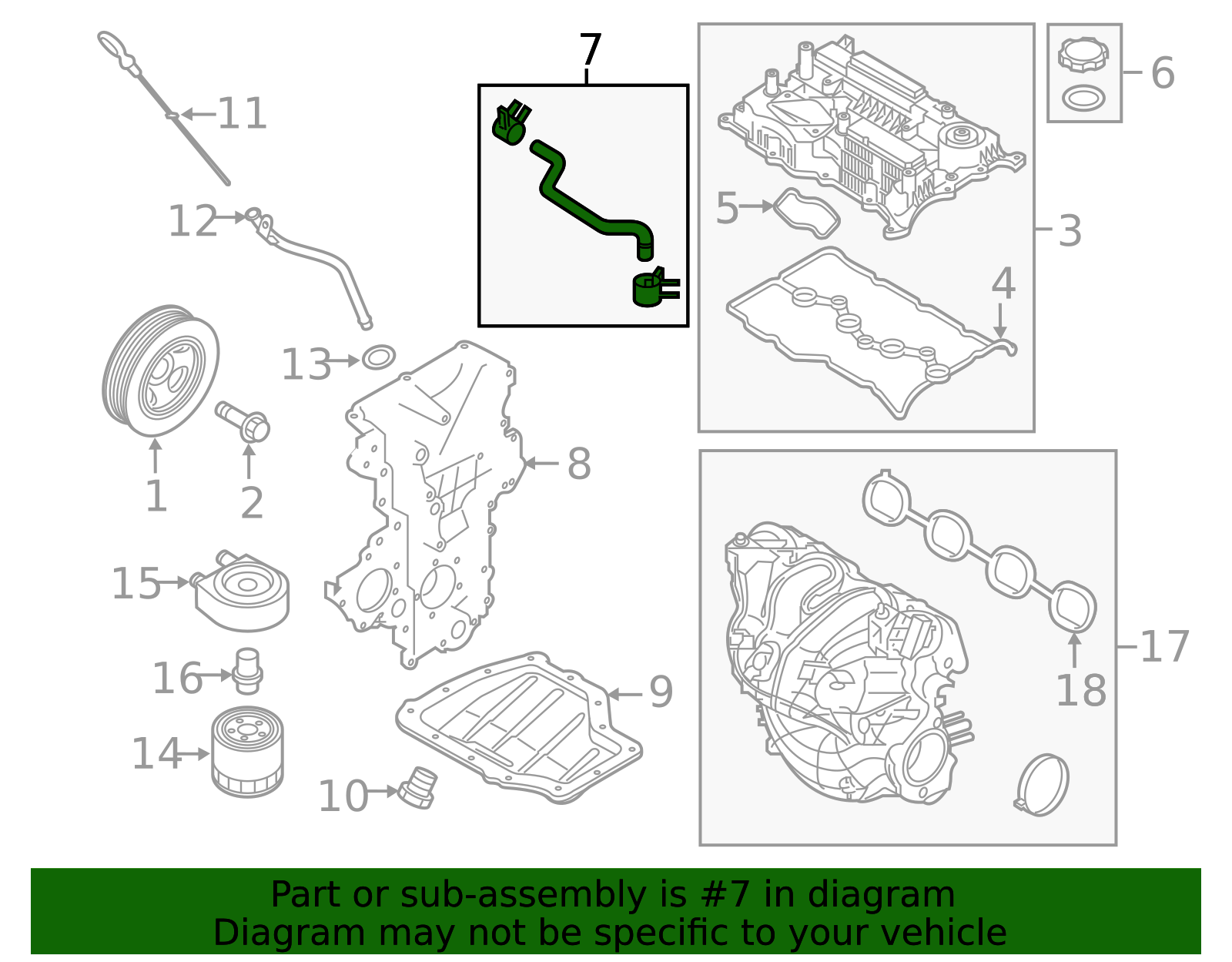 26710-2B710 - High-Quality PCV Valve Hose for 2015-2019 Hyundai Sonata ...
