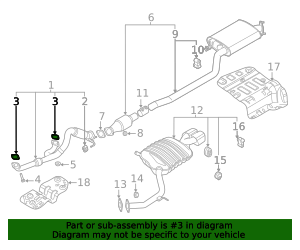 2007-2025 Hyundai Front Pipe Gasket 28751-2B550 | OEM Parts Online