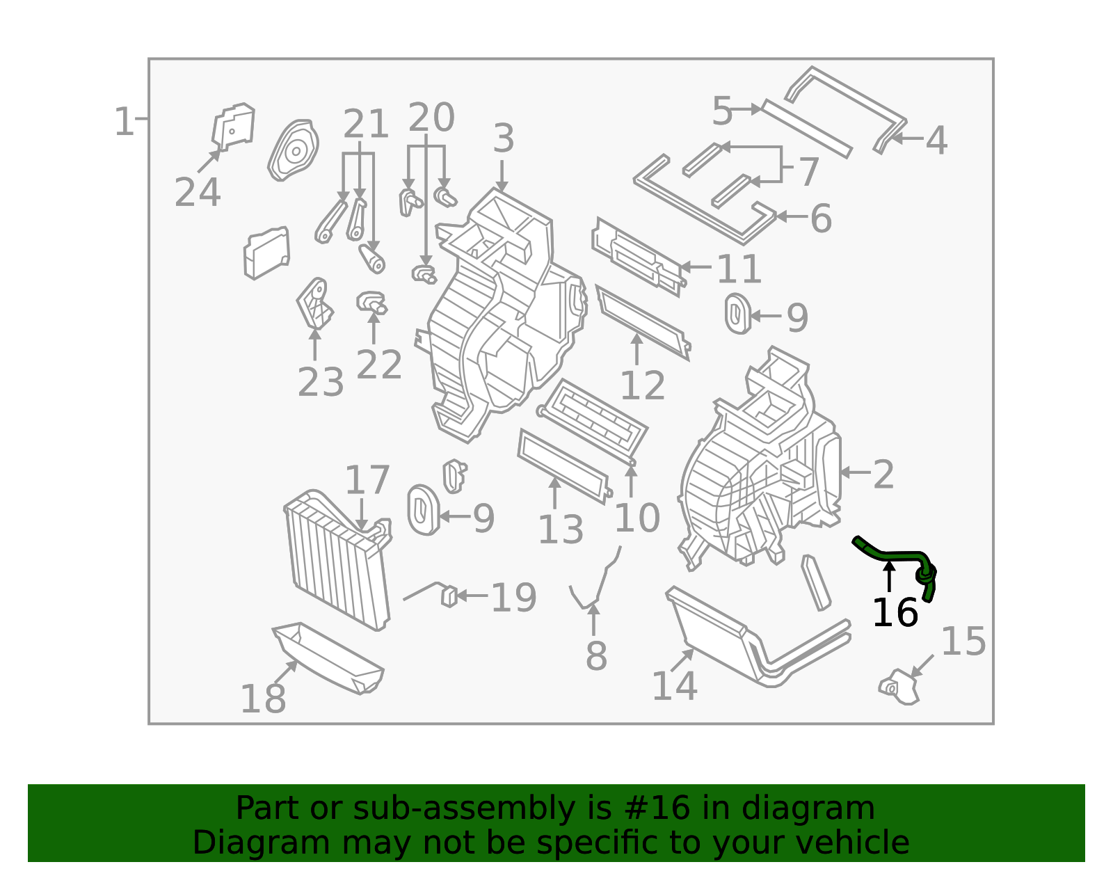 2006-2011 Kia Drain Hose 97173-1G000 | TascaParts.com