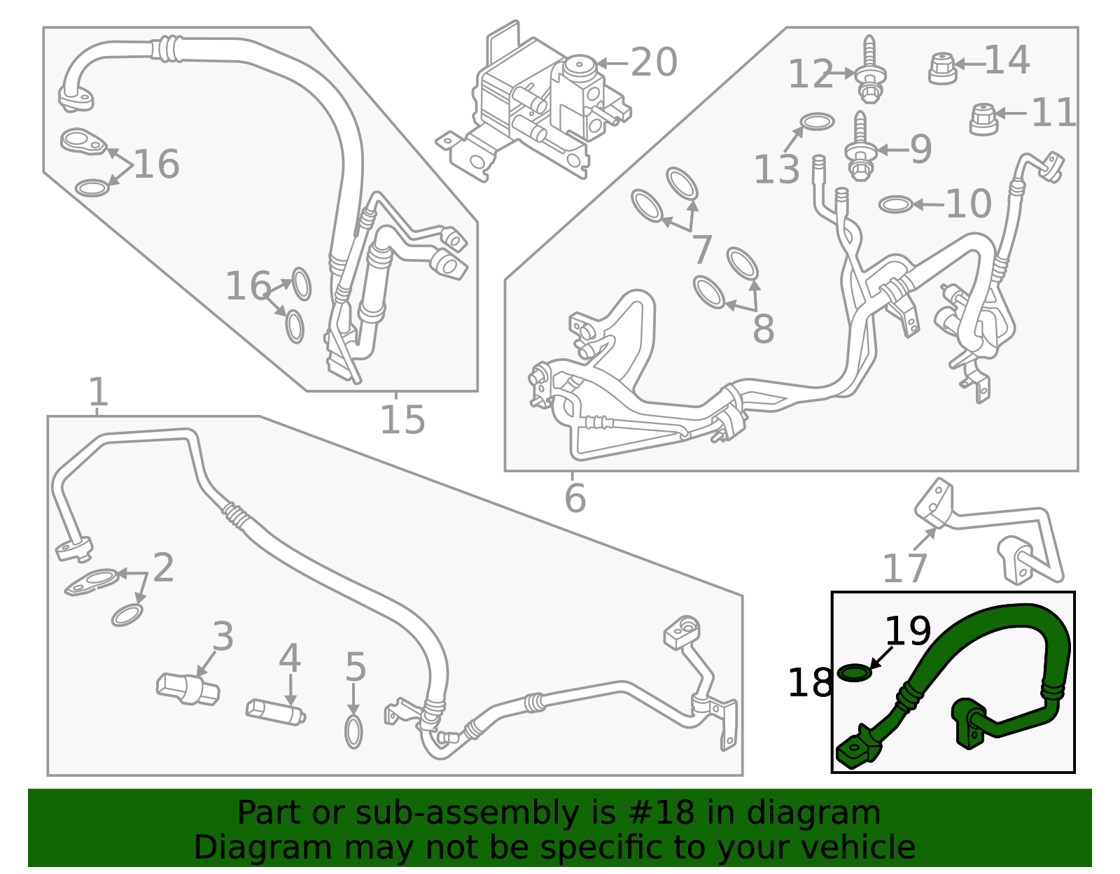 2020-2023 Lincoln Aviator Discharge Line L1MZ-19972-CC | Awesome Parts Ford