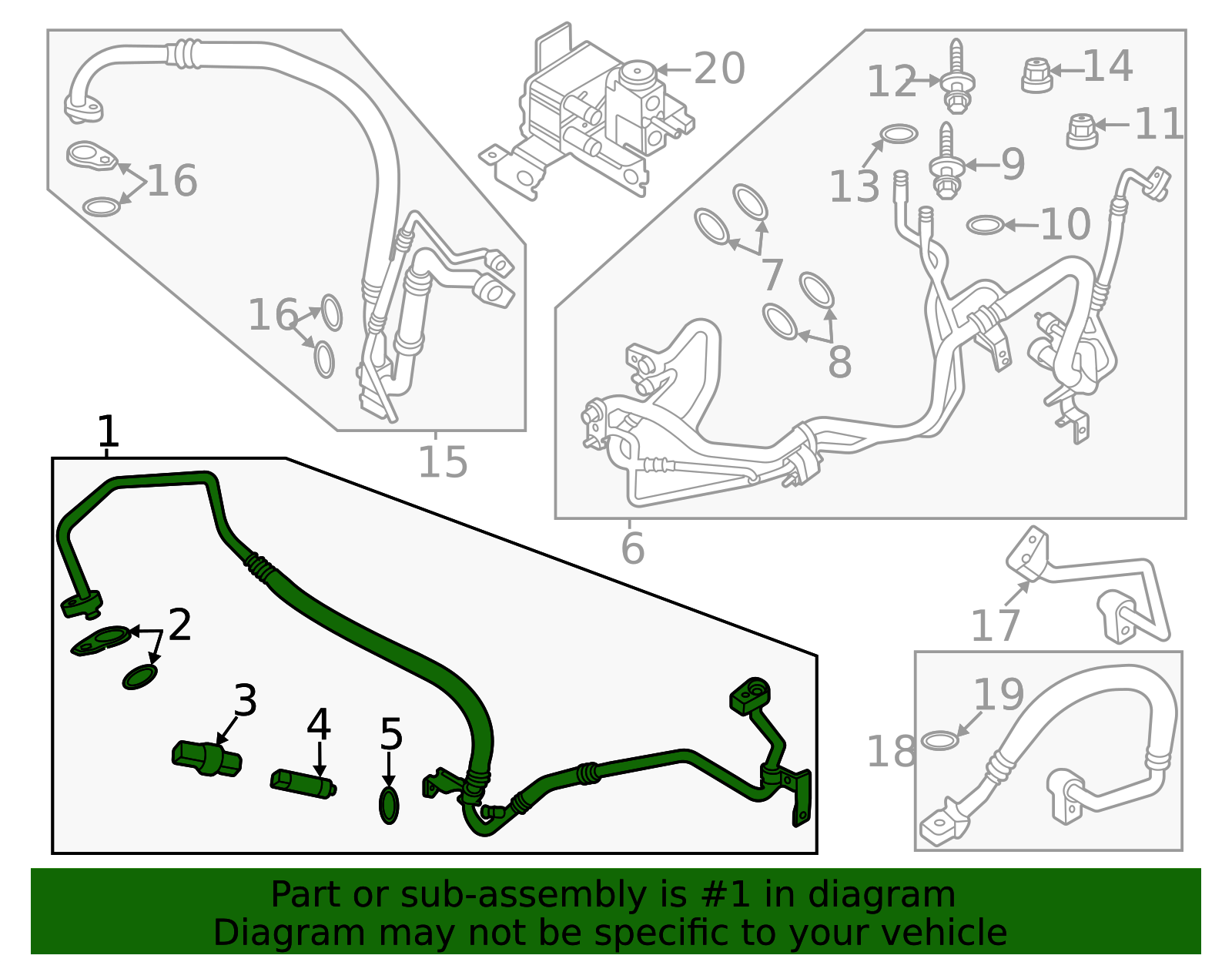 2020-2023 Lincoln Aviator Discharge Line L1MZ-19972-EC | Miracle Ford Parts