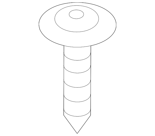 2011-2016 Kia Optima Rear Body Trim Clip 86590-3S000 | QuirkParts