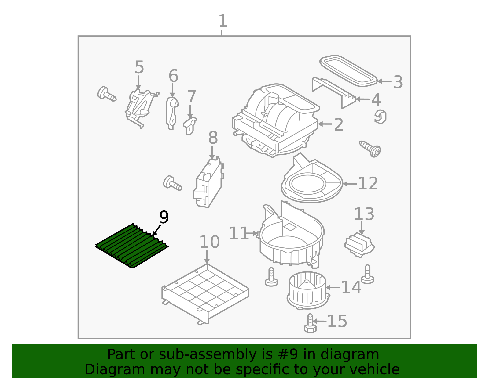 2004-2014 Subaru Filter 72880XA00A | OEM Parts Online