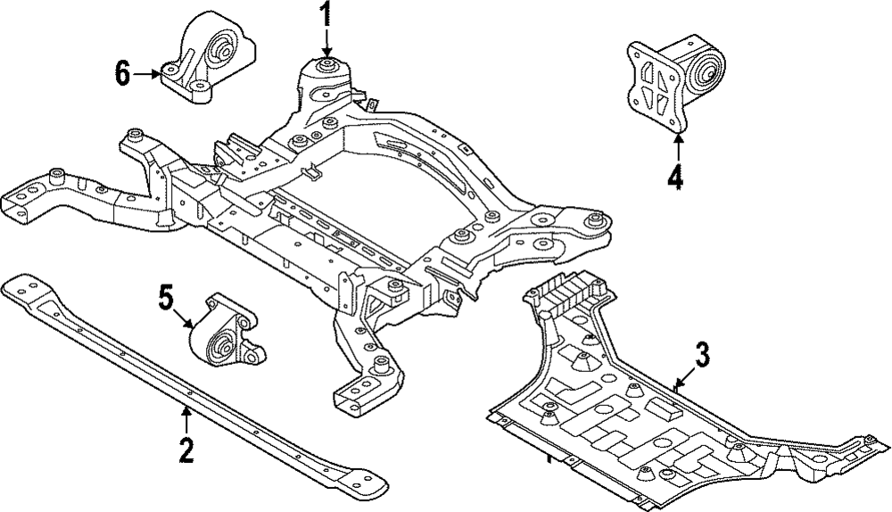 218C0-GI000 - Front Mount 2022-2024 Kia EV6 | Kia.Parts Store