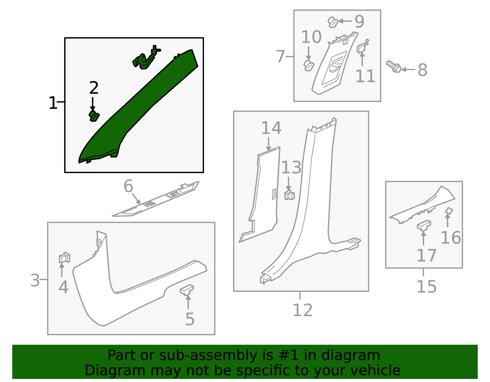 84588762 - Applique 2019-2025 Chevrolet Blazer | GM Parts Warehouse