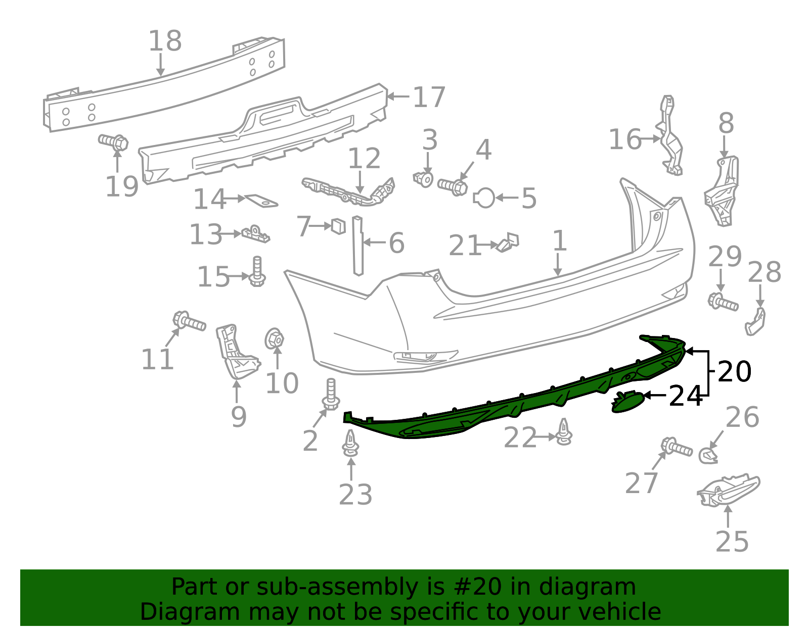 52108-30030 - Valance Panel 2013-2015 Lexus GS350 | Longo Lexus Parts
