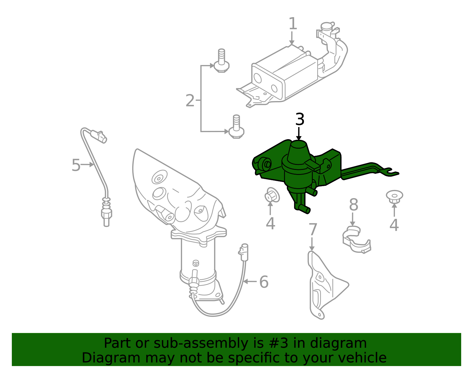 2007-2010 Mazda CX-9 Vapor Canister Purge Solenoid CY01-18-740A | OEM ...