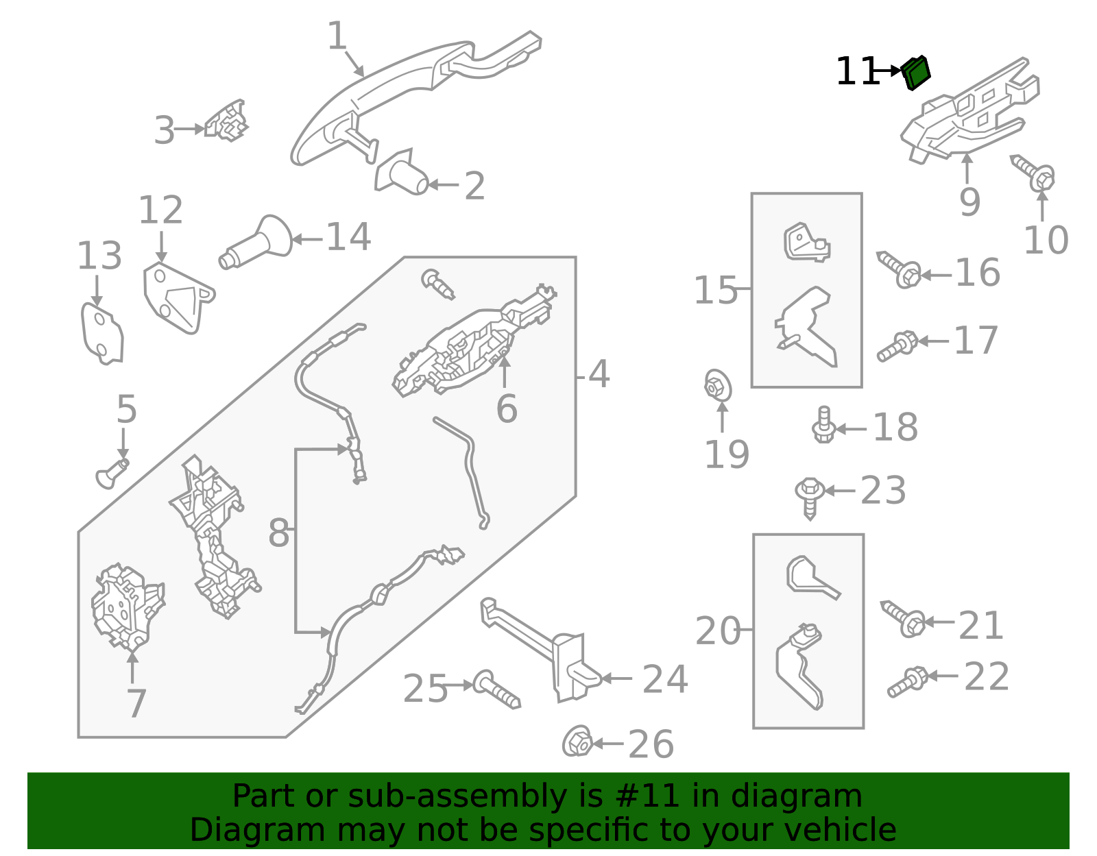 W719435-S439 - Handle, Inside Nut 2018-2025 Ford | Ford Parts Direct