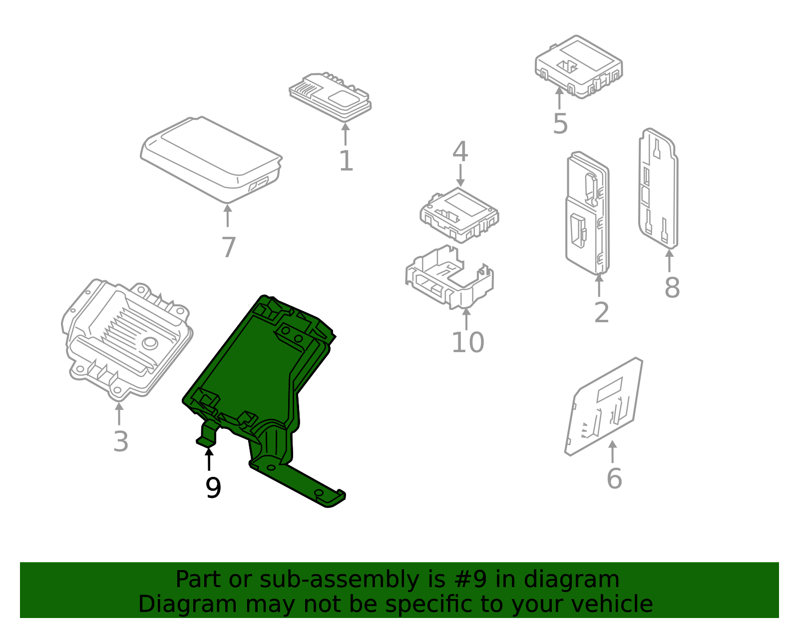 Bracket 3G8-927-163 | VW Direct Auto Parts