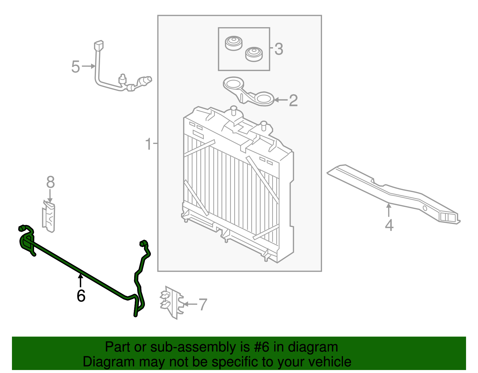 Radiator Hose 17-12-7-598-249 - Dependable OEM Engine Cooling | BMW ...