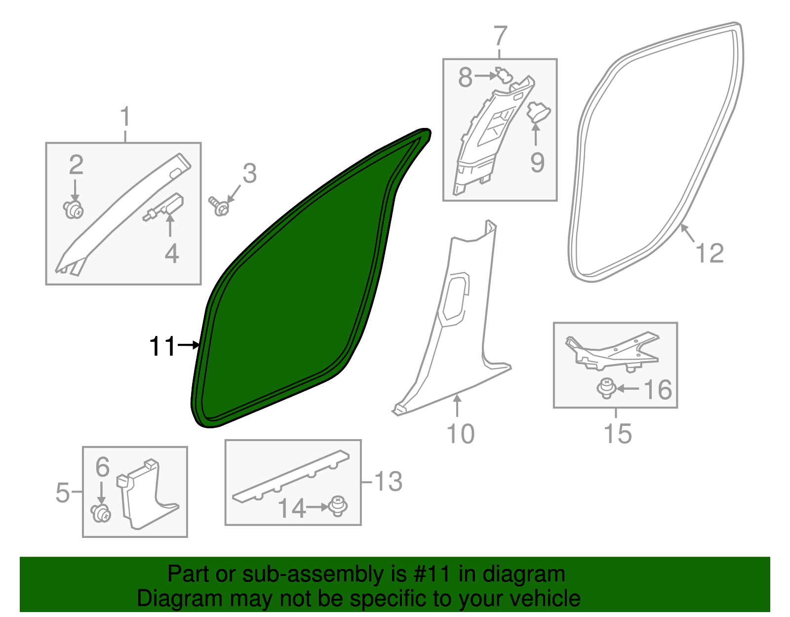 72355-TVA-A01 - Opening Trim 2018-2025 Honda Accord | Honda Parts Online