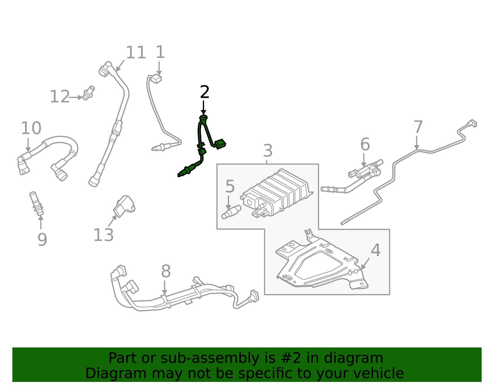DY-1733 - Motorcraft™ Oxygen Sensor 2021-2025 Ford | Ford Parts Direct