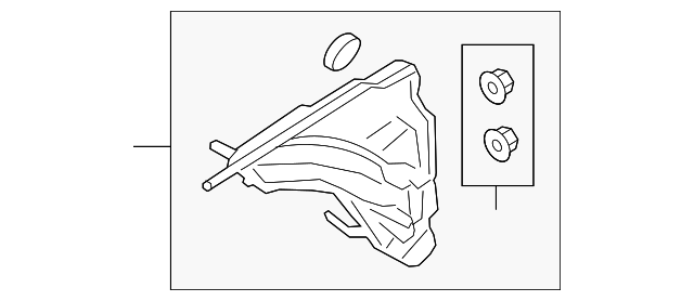 2015-2025 Porsche Macan Reservoir 95B-955-451-B | OEM Parts Online