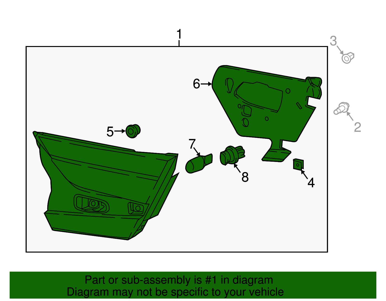 34155-TVA-A01 - Backup Lamp Assembly 2018-2022 Honda Accord | Honda ...