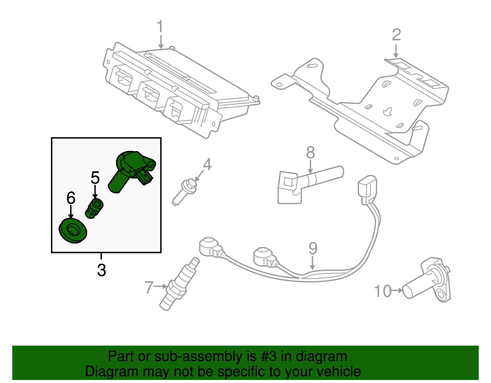 BL3Z-12029-C - Ignition Coil 2011-2025 Ford | Ford Parts Direct