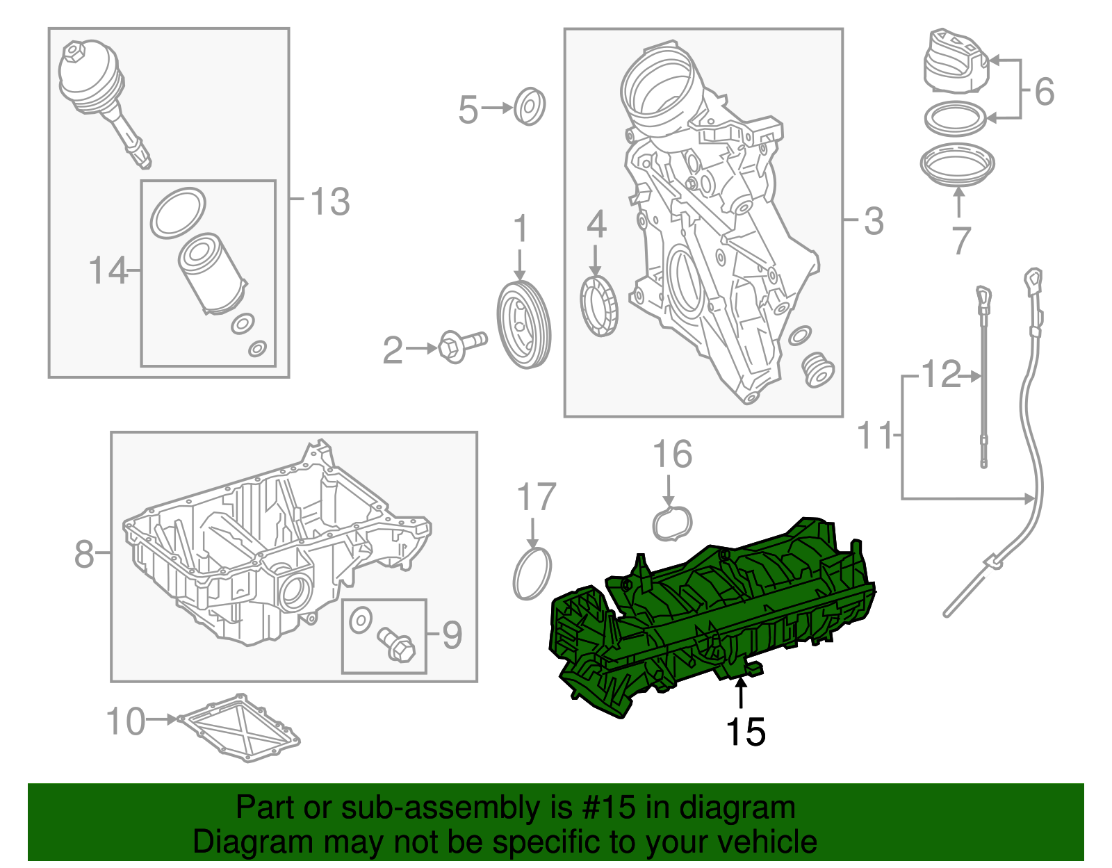 274-090-04-37 - Mercedes-Benz Charge-Air Distributor 2016-2020 Mercedes ...