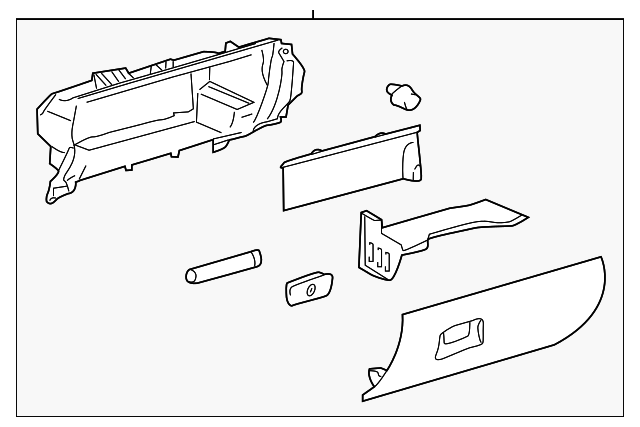 55320-04011-C1 - 2016-2017 Toyota Tacoma - Glove Box Assembly ...