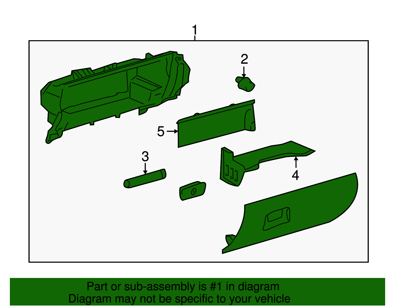 55320-04011-C1 - 2016-2017 Toyota Tacoma - Glove Box Assembly ...