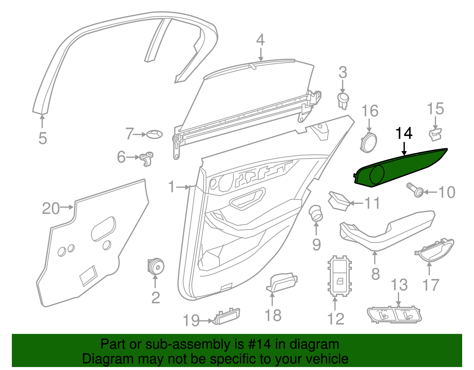 205-730-83-06 - Trim Molding 2020-2023 Mercedes-Benz | Mercedes-Benz ...