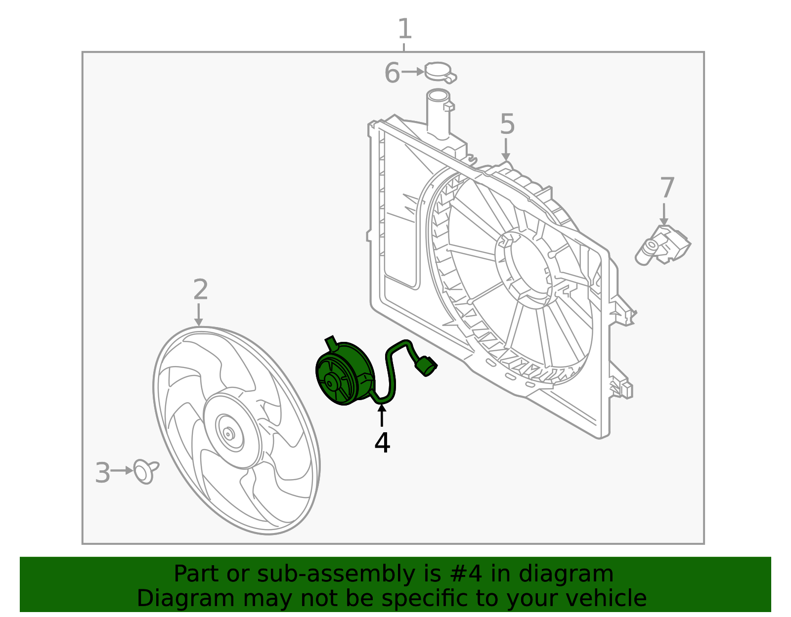 25386-F2000 - Fan Motor 2019 Kia Forte | Kia.Parts Store