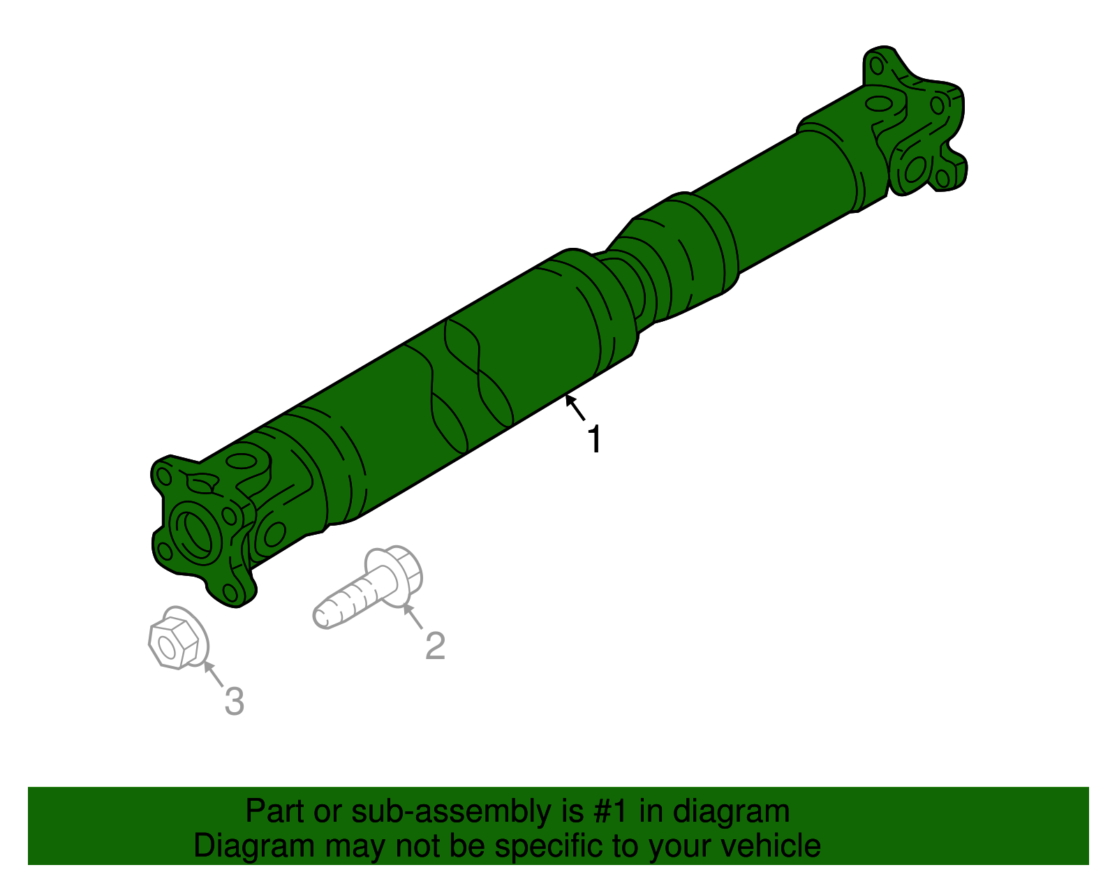 2017-2024 Nissan Armada Drive Shaft 37200-5X00A | Hoffman Nissan Parts