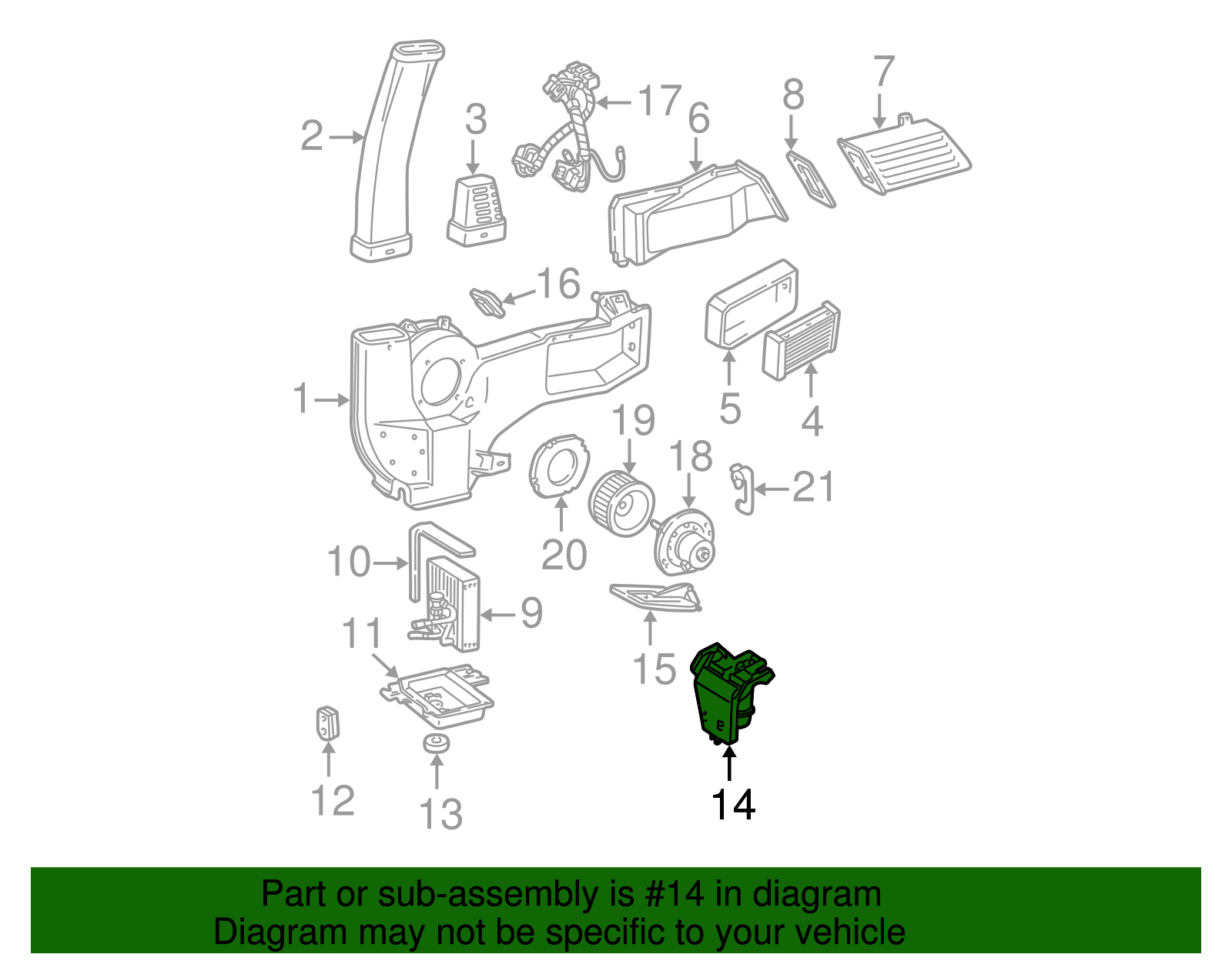 1992-2014 Ford | Control Assembly | 6C2Z-18A318-BA | Walls' Ford Parts