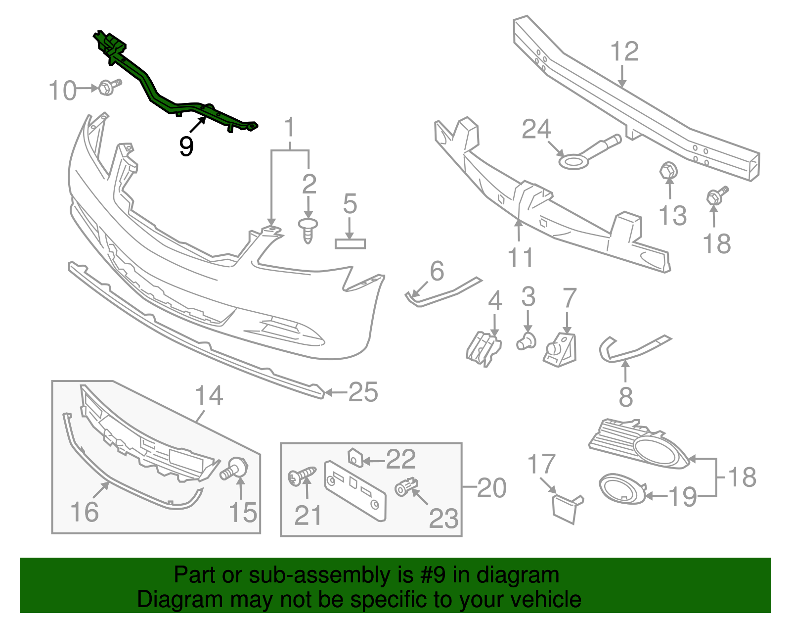 2006-2010 Infiniti Upper Retainer 62290-EG000 | Faulkner Infiniti of ...
