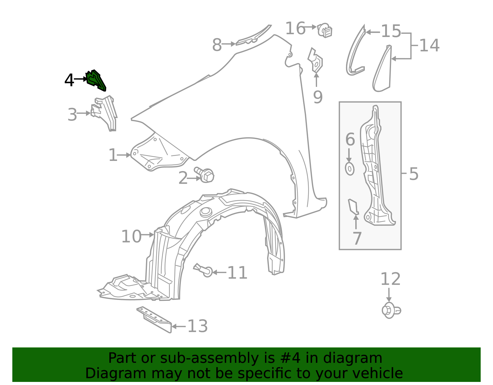 2014-2019 Toyota Corolla Front Seal 53155-02040 | MotorMotor