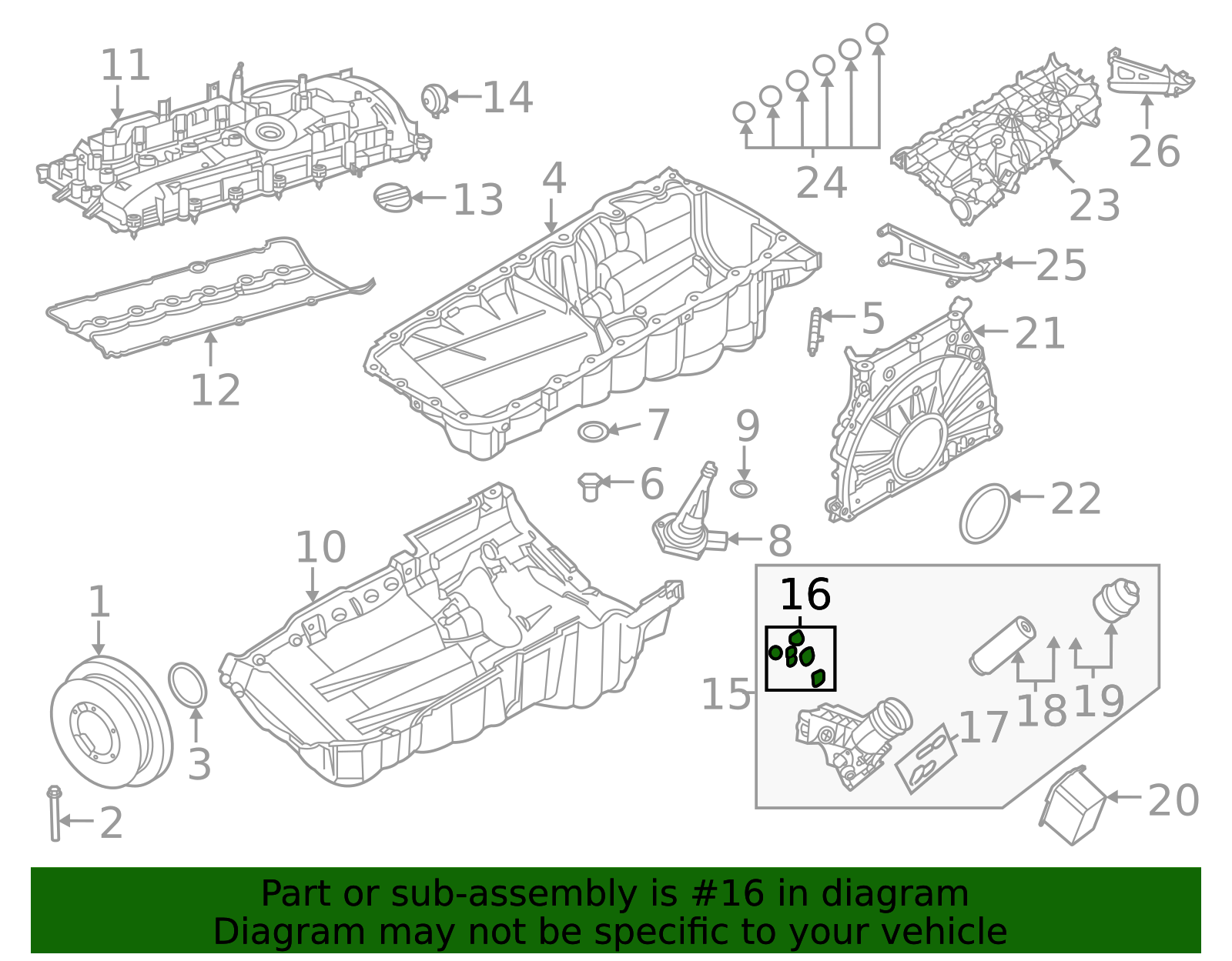 2023-2025 BMW Oil Filter Housing Gasket 11-42-5-A47-3E7 | BMW Parts Online Hub