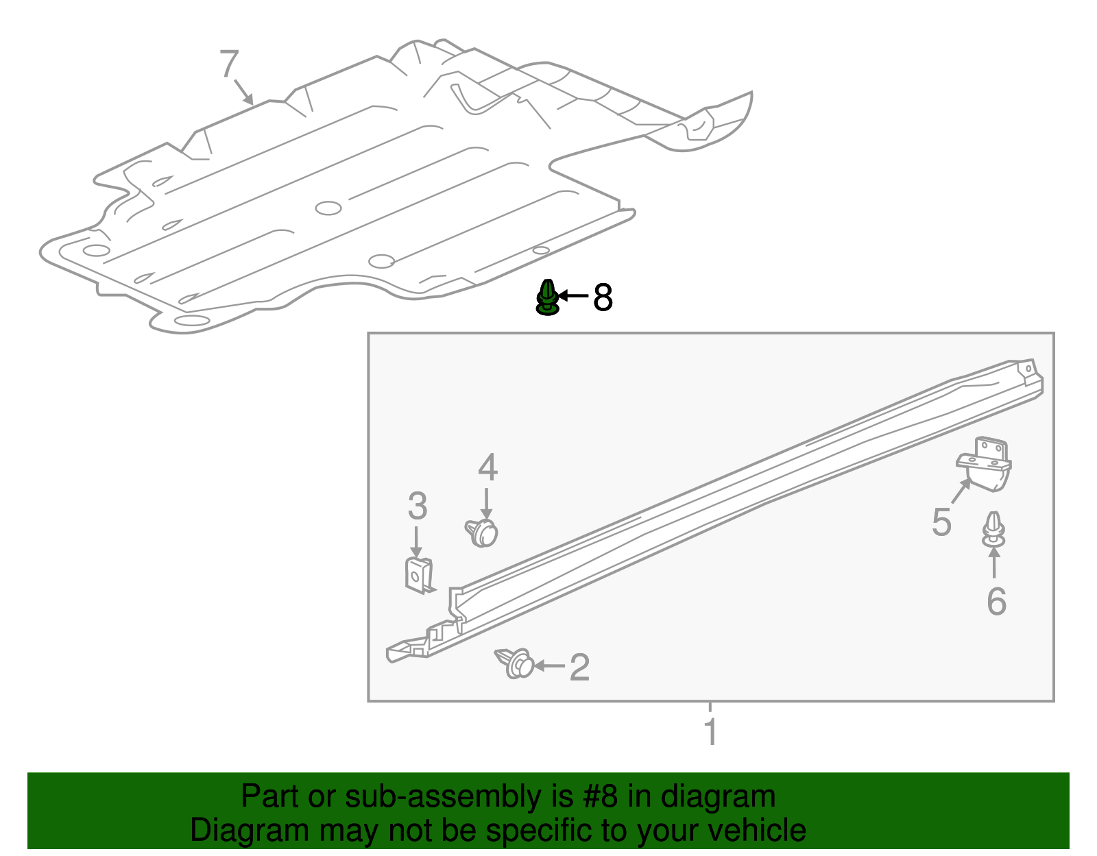 90657-S9V-A01 - Clip Push Rivet - 2016-2021 Honda | Honda Factory Parts