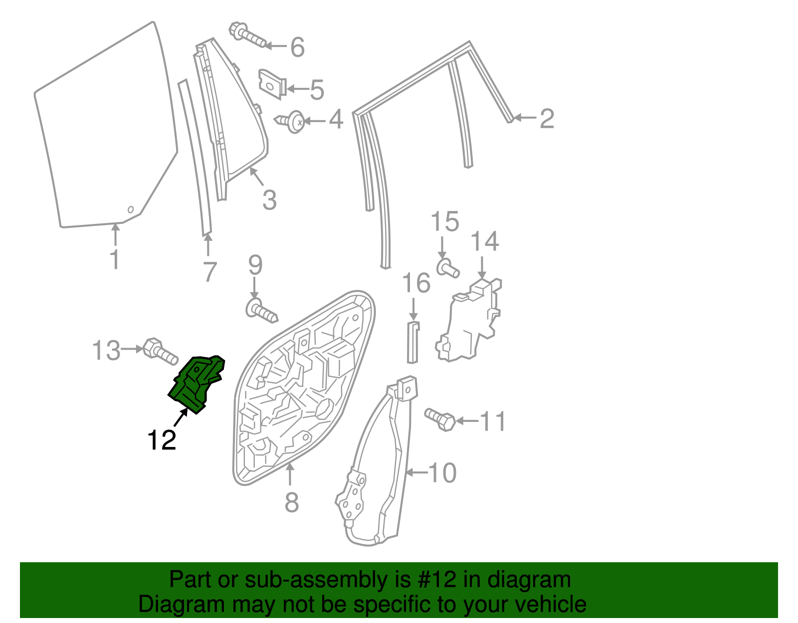 31349759 - Window Motor - 2016-2021 Volvo | Volvo OEM Parts Direct