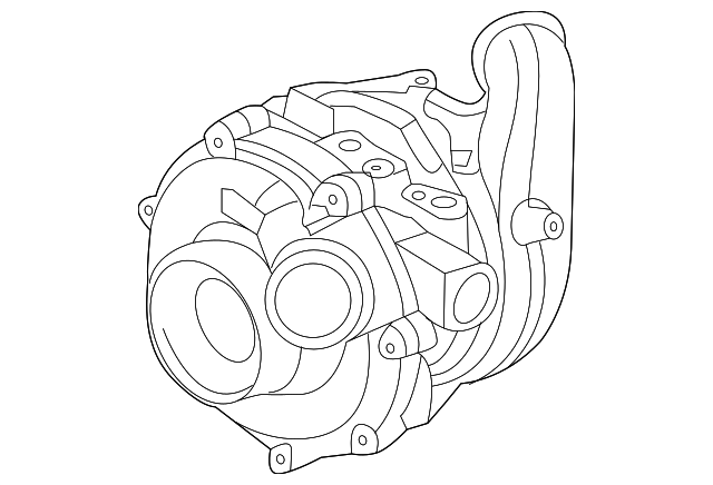 Genuine OEM Ford Part - Turbocharger Assembly HC4Z-6K682-C | Genuine ...