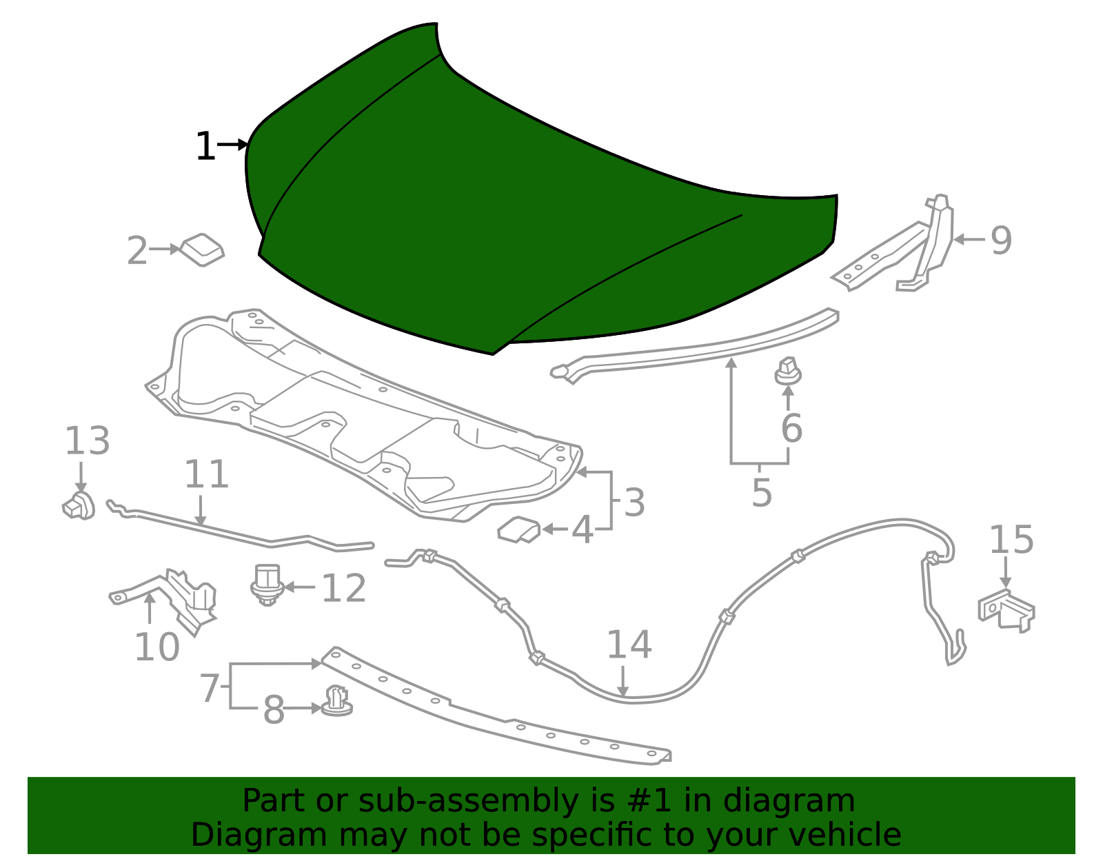 2012-2016 Honda CR-V Hood Panel 60100-T0J-A91ZZ | OEM Parts Online